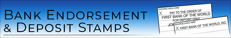 Bank Deposit | Endorsement Stamps | Denver Stamps