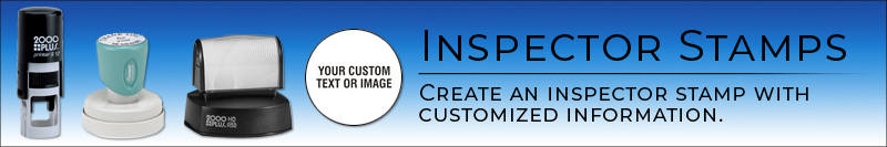 Inspector Stamps | Denver Stamps