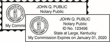 Kentucky Notary Seals Made Daily Online!