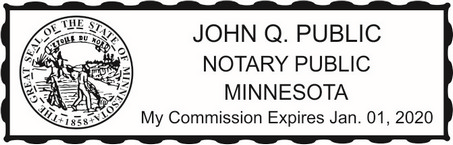 Minnesota Notary Seals Made Daily Online!